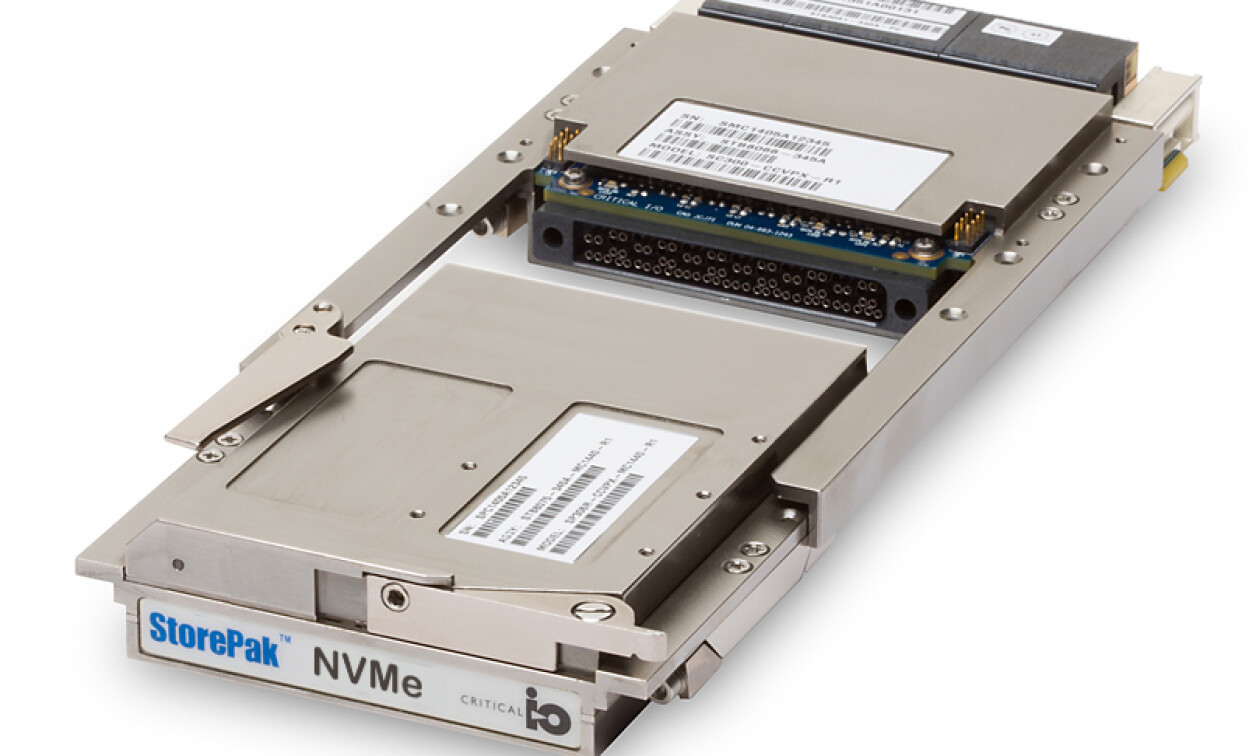 PRODUCT OF THE WEEK: Critical I/O’s NVMe conduction-cooled, 3UVPX solid ...