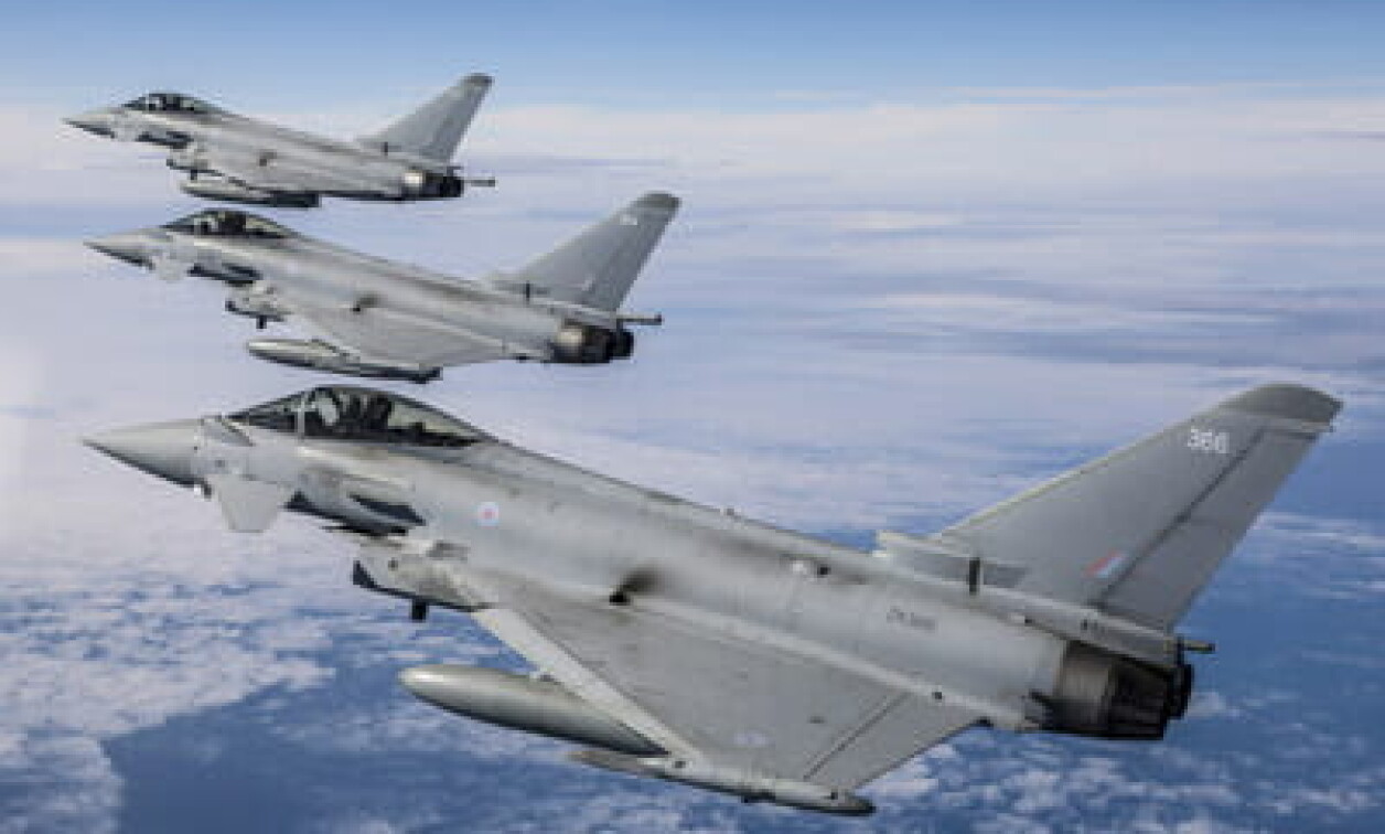 Eurofighter Typhoon cockpit Large Area Display to be developed by ...