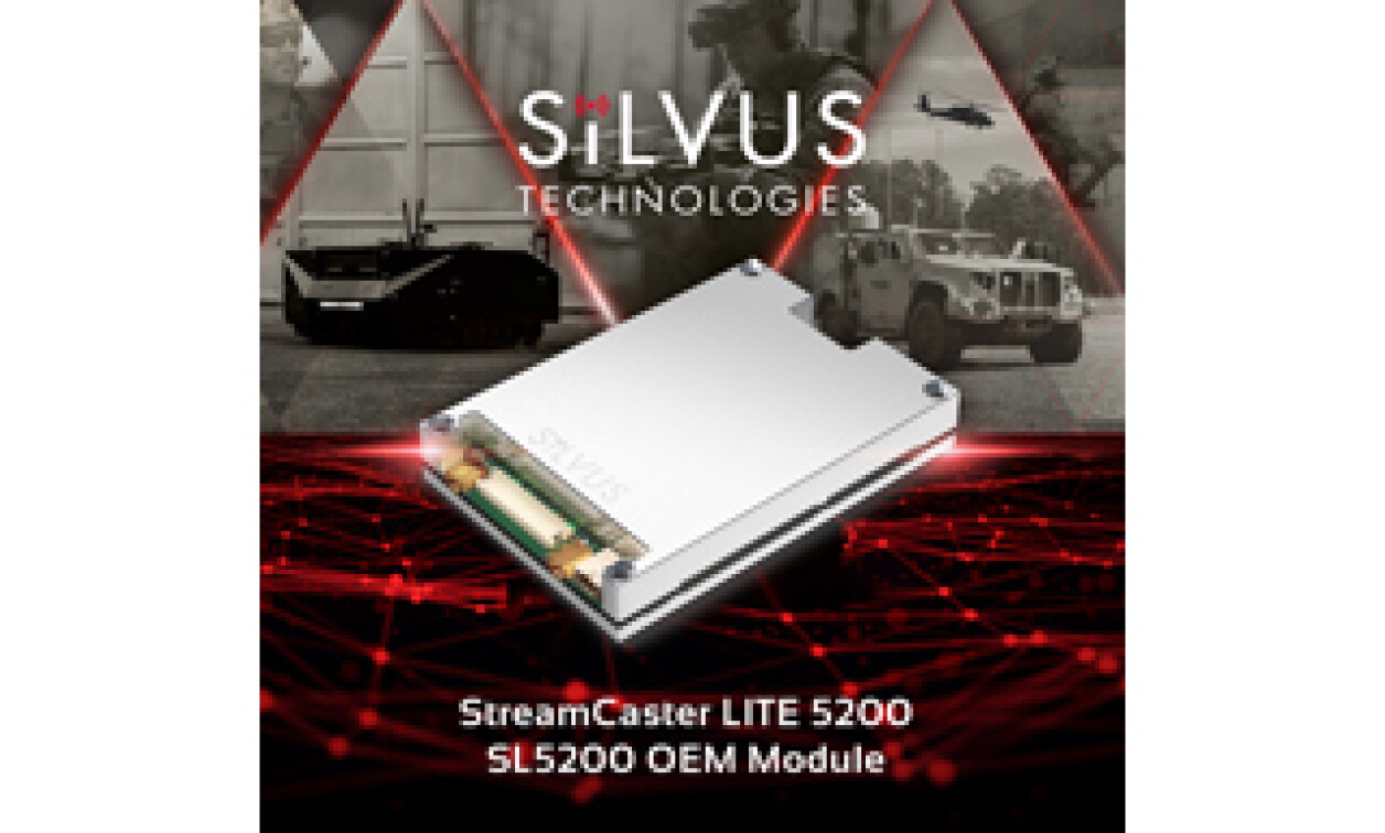 Silvus Technologies Unveils StreamCaster LITE 5200 (SL5200) - Military ...
