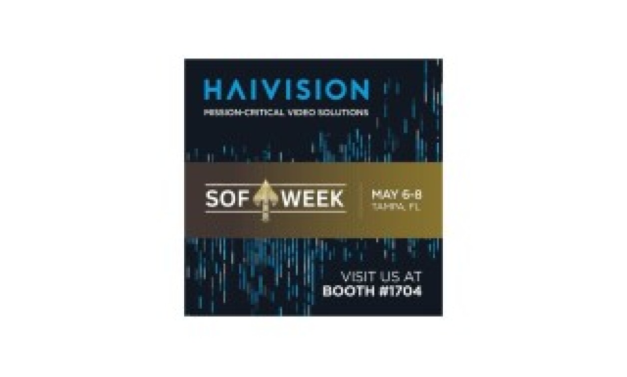 Real-time video solutions to be displayed at SOF Week by Haivision - Military Embedded Systems