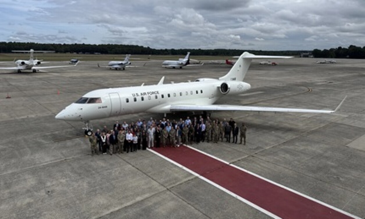 Airborne communications node aircraft delivered to U.S. Air Force ...