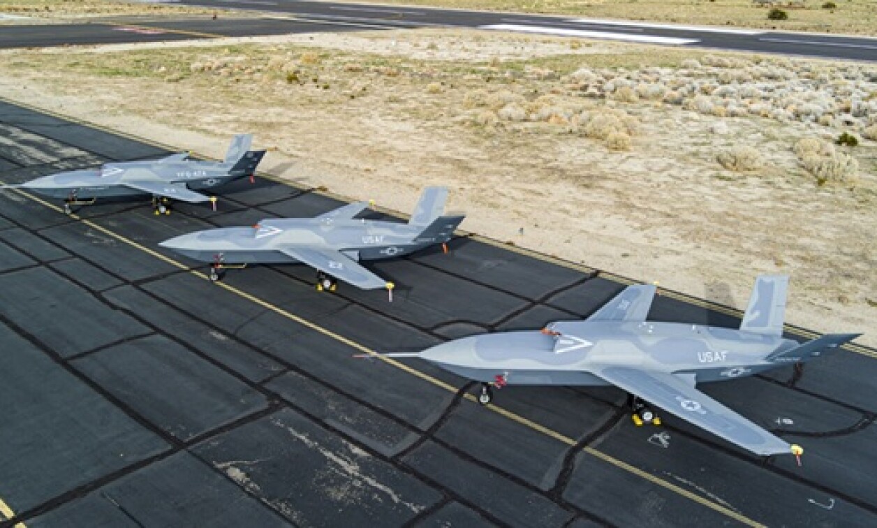 Semi-autonomous Collaborative Combat Aircraft flight conducted using ...