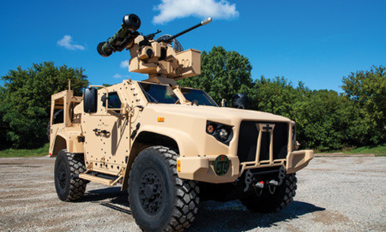 Antitank weapons system launched from JLTV tested by Oshkosh Defense ...