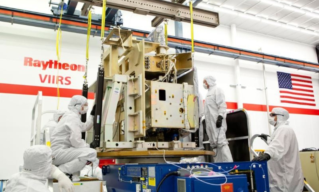 Integration for JPSS-1's Visible Infrared Imaging Radiometer suite ...