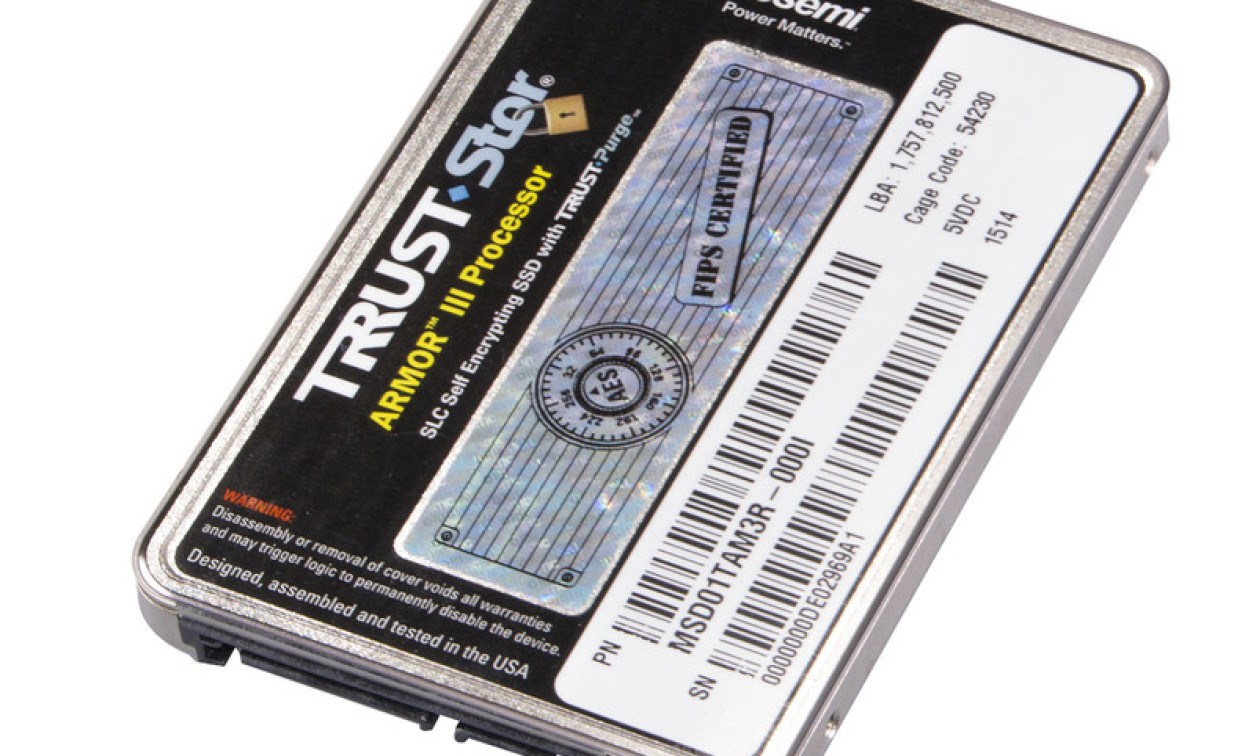 Self-encrypting solid-state drive for sensitive data - Military ...